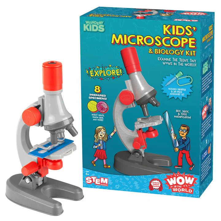 Wow in the World: Kids' Microscope & Biology Kit – Curiosity Corner at ...