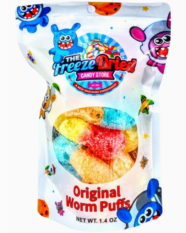 Freeze Dried Worm Puffs – Curiosity Corner at Scott Family Amazeum