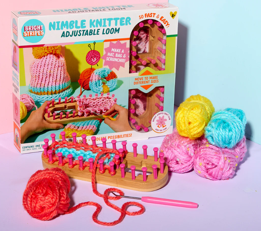 Nimble Knitter Adjustable Loom – Curiosity Corner at Scott Family Amazeum