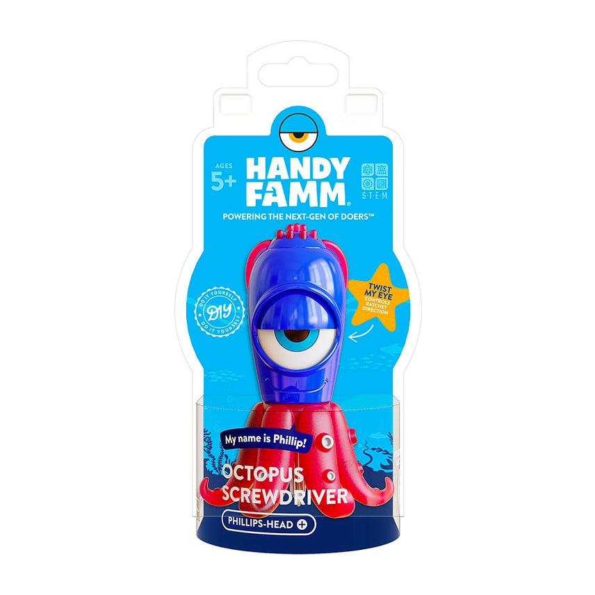 "Phillip" Octopus Kid's STEM Starter Phillips Screwdriver – Curiosity ...